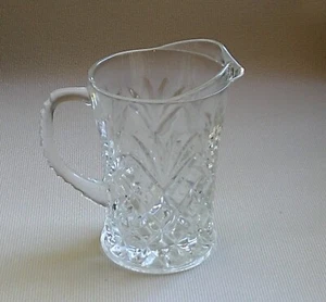 Vintage Anchor Hocking EAPG Clear Glass Mini Pitcher-Pineapple Pattern ...