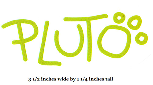 Pluto Autograph Wall Decal Art Mickey Mouse Sticker Disney Peel and ...