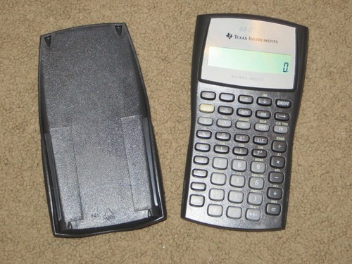 GREAT Texas Instruments TI BA II Plus Financial Calculator w/ hard ...