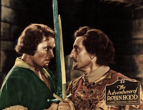 1938 THE ADVENTURES OF ROBIN HOOD Mini Lobby Card PHOTO #2 (206-P ) | eBay