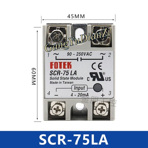 1PCS NEW FOR FOTEK Single-phase solid state relay SCR-75LA | eBay