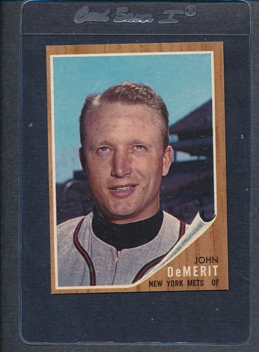 1962 Topps #004 John DeMerit Mets EX/MT *5927 | eBay