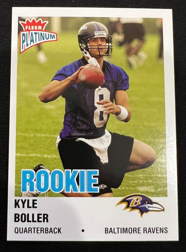 KYLE BOLLER 2003 Fleer Platinum #241 Rookie Card RC NFL Ravens #0516/ ...