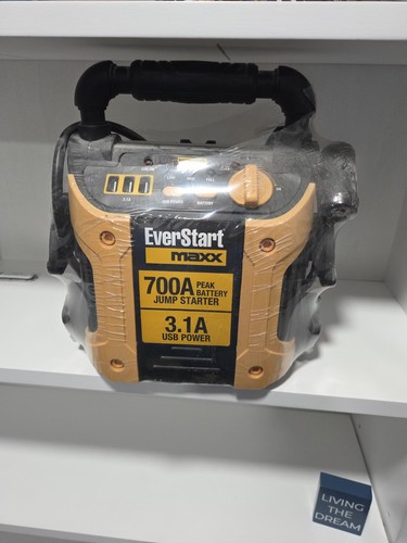 EverStart Maxx Jump Starter 700A 3.1A J309ES New in Box Yellow/Black ...