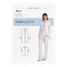 Simplicity Sewing Pattern 9113 Misses 16-24 Loose Tunic, Top and Pull ...