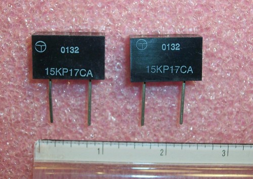 QTY (3) 15KP17CA PROTEK RADIAL 17V 15000W BIDIRECTIONAL TVS DIODES NOS ...
