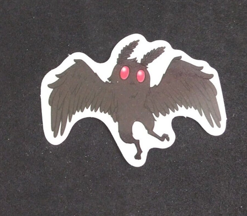 Mothman Flying Mothman Sticker 1.58" x 2.25" (AI) | eBay
