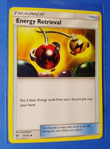 Energy Retrieval 59/73 Pokemon card SM Shining Legends uncommon NM | eBay