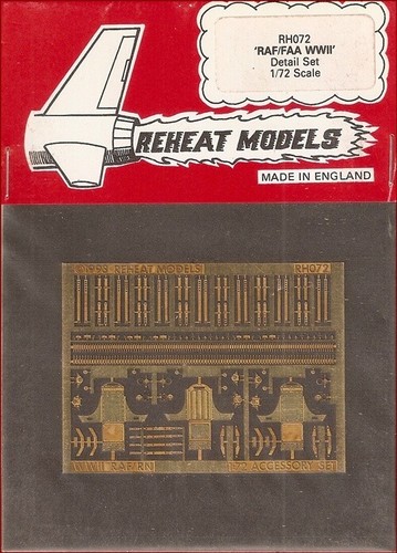 Reheat Models Photo-Etch RAF/RAA WWII Detail Set for 1/72 Model Kit | eBay