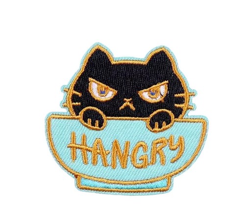 Grumpy Cat Hangry Patch, Iron On/Sew On | eBay