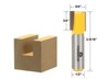 5/8" Diameter X 1" Height Straight Router Bit - 1/2" Shank - Yonico ...