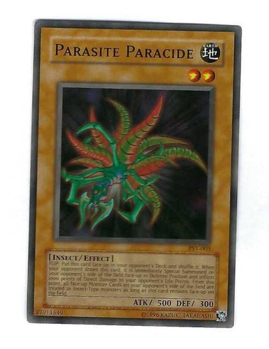 Parasite Paracide PSV-003 - Super Rare - Unlimited - Yugioh NM/M (Never ...