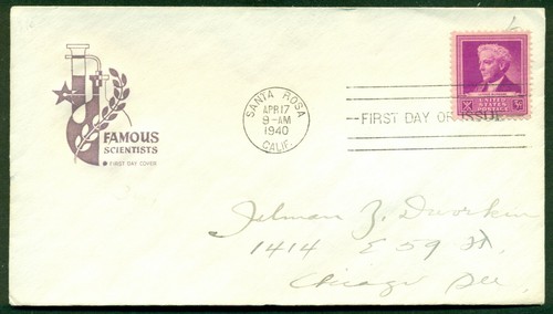 SCOTT # 876 FDC, FARNAM CACHET, SCRIPT ADDRESS, GREAT PRICE! | eBay