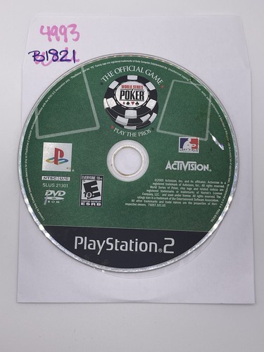 World Series of Poker (Sony PlayStation 2, 2005) Disc Only - No ...