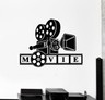 Vinyl Wall Decal Film Cinema Room Camera Movie Lover Stickers (525ig ...