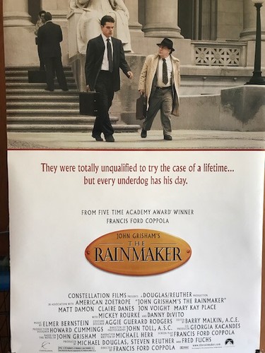 The Rainmaker MOVIE POSTER Double Sided ORIGINAL 27x40 | eBay