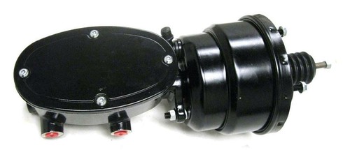 8" Dual Universal Power Brake Booster & Oval Tandem Master Cylinder 1-1 ...