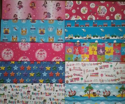 Birthday Wrapping Paper for sale | eBay