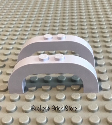 LEGO Two Light Violet Brick, Arch 1x6x2 Curved Top 5870 5895 | eBay