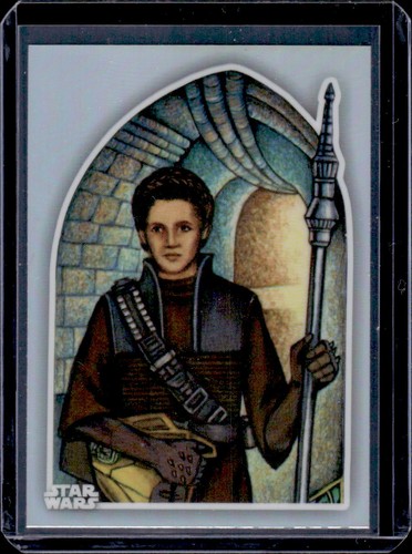 2023 Topps Chrome Star Wars #ROJ40-8 Princess Leia Return of the Jedi ...
