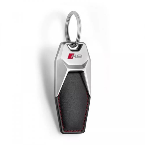 Original Audi R8 Sport Key Ring Keyring Key Chain Metal / Leather ...