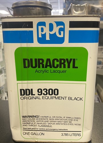 PPG 9300 Duracryl Black Lacquer Paint Sold In Quarts OEM | eBay