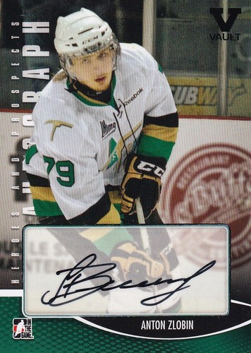 🏒 12-13 ITG HEROES AND PROSPECTS AUTOGRAPH - ANTON ZLOBIN #A-AZ | eBay
