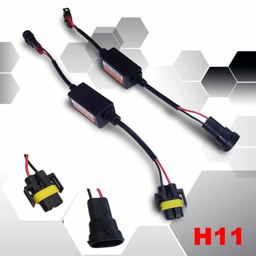 H11 LED Headlight Canbus Error Free Anti Flicker Capacitor Canceller ...