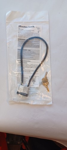 Master Lock Gun Lock 107 trigger cable lock & 2 keys USA NEW! Pistol ...