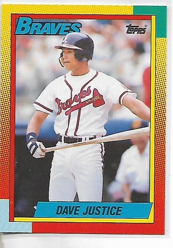1990 Topps Traded Dave Justice Card | eBay