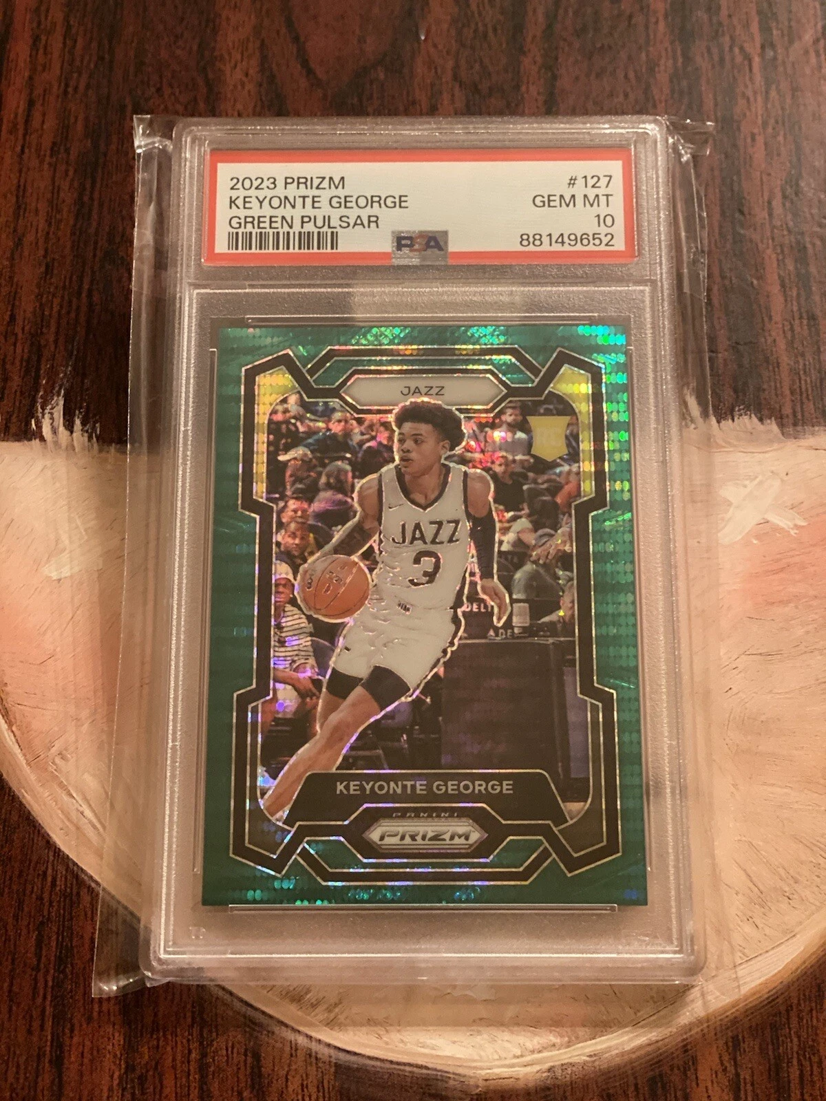 Keyonte George 2023 Prizm #127 Green Pulsar /25 Price Guide - Sports ...