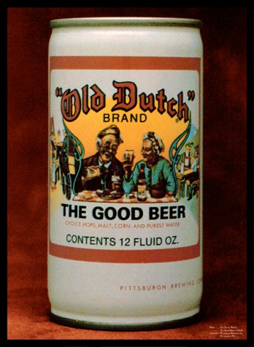 Beer Cans - Old Dutch Brand, The Good Beer (1978) Canvas Art Poster 18 ...