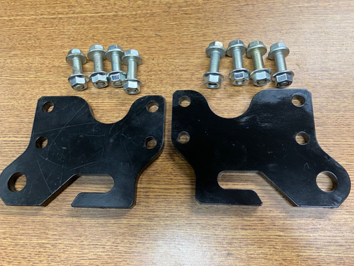 NEW John Deere 1023E 1025R 1026 PAIR of front hitch brackets LVU25908 w ...