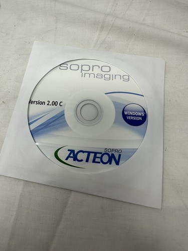 Acteon SoPro Imaging Software Windows Version 2.00 C | eBay