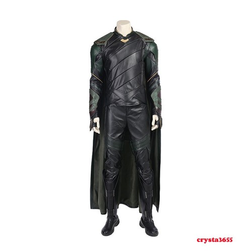 Thor：Ragnarok Loki Cosplay Custome Full Set Top Pants Boots Robe Vest ...