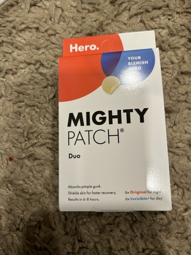 Hero Cosmetics The Original Mighty Patch Duo 12 Acne Patches Day ...