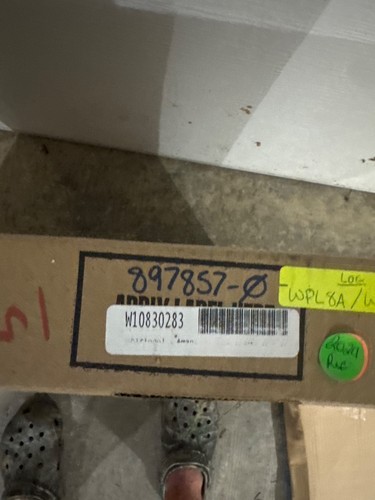 W10830283 Freezer Door Gasket Replace Refrigerator KitchenAid Ken-more ...