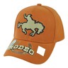 COWBOY RIDING BUCKING HORSE HORSESHOE STAR STARS RODEO BASEBALL CAP | eBay