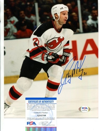NEW JERSEY DEVILS nhl RANDY MCKAY with PSA COA signed AUTOGRAPH 6212 | eBay