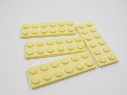 LEGO Lot of 4 Pastel Cool Yellow 2x6 Plates N0 | eBay