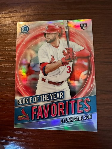 Dylan Carlson 2021 Bowman Rookie Of The Year Favorites Chrome RC #RRY ...