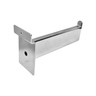 Chrome Slatwall Rectangular Tube Straight Arm Faceout Hook Panel Set 10 ...