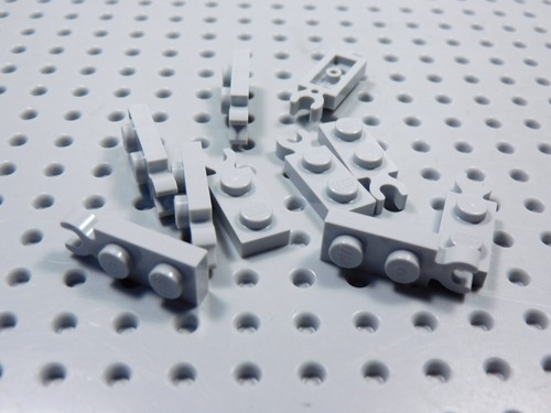 LEGO Lots of Light Bluish Gray Modified Plates 1x2 1x3 #11 | eBay