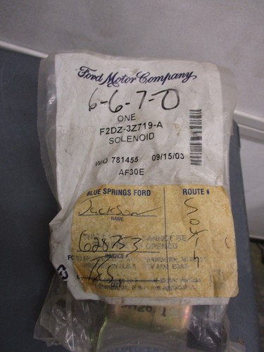 FORD F2DZ3Z719A Shift Solenoid | OE | F2DZ3Z719A | 0832313067636 ...
