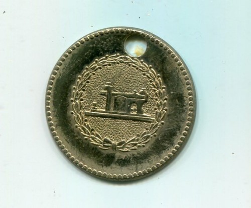 vintage Railroad RR TELETYPE KeyTag nickel silver | eBay