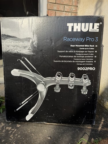 Thule Raceway Pro 3 Rear/Trunk Mounted 3 Bike Rack 9002PRO | eBay