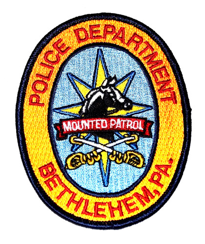 BETHLEHEM – MOUNTED PATROL - PENNSYLVANIA PA Police Patch HORSE SWORDS ...