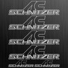AC SCHNITZER aufkleber sticker decal tuning Auto Car 6 Stücke Pieces | eBay