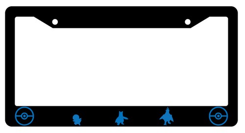 Piplup Bottom High Quality Black Plastic Frame Pokemon | eBay