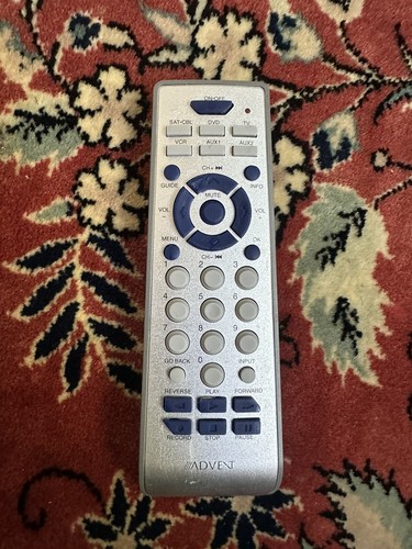 ADVENT Remote Control Universal 5 Device Programmable Sliver | eBay